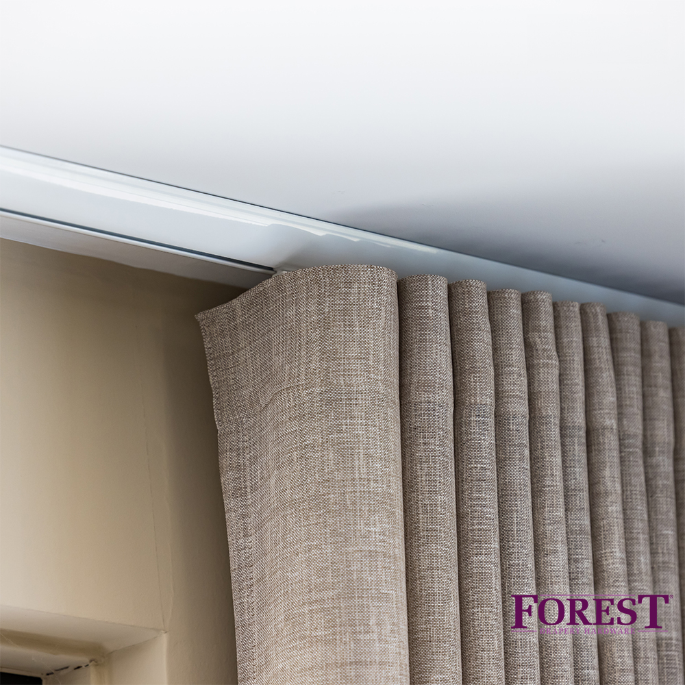 Wave rails en glijders voor wave gordijnen - Railsopmaat.nl